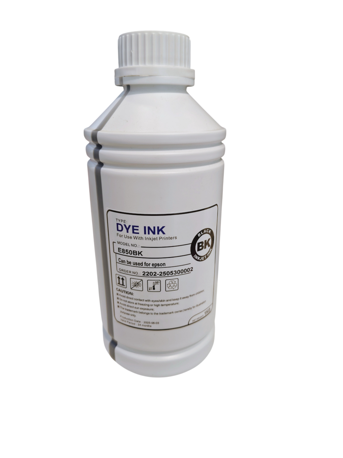Tinta Inkjet (Dye) BLACK 1000 ml Once Print — Once Print