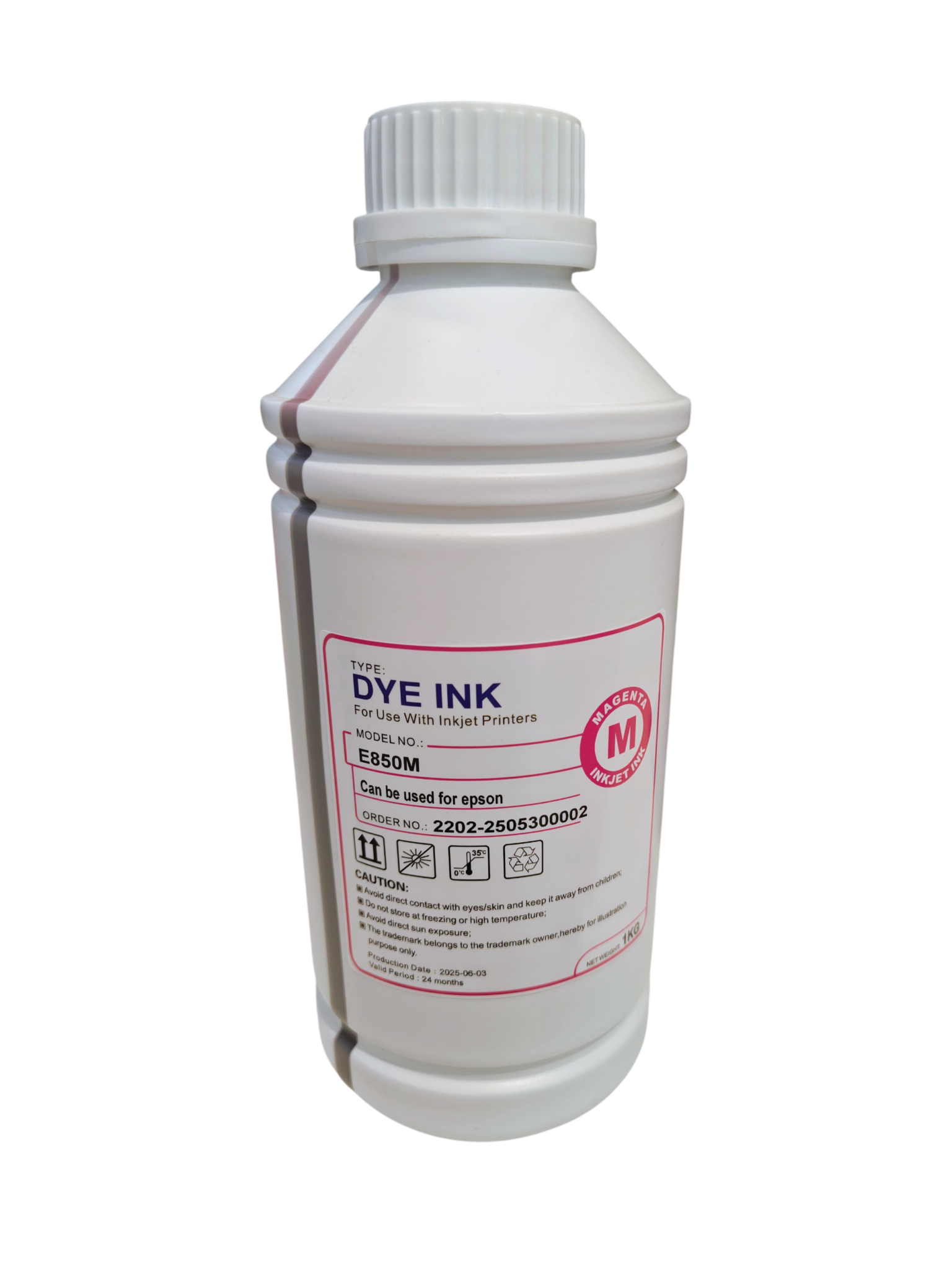 Tinta Inkjet (Dye) MAGENTA 1000 ml Once Print — Once Print