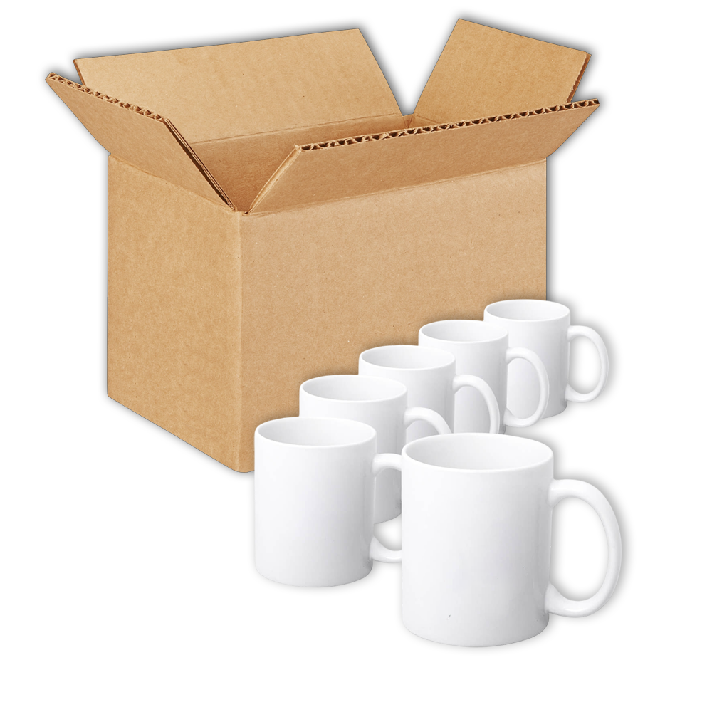 Caja de Tazones Blancos 11oz Calidad Estándar (36 unidades) — Once Print